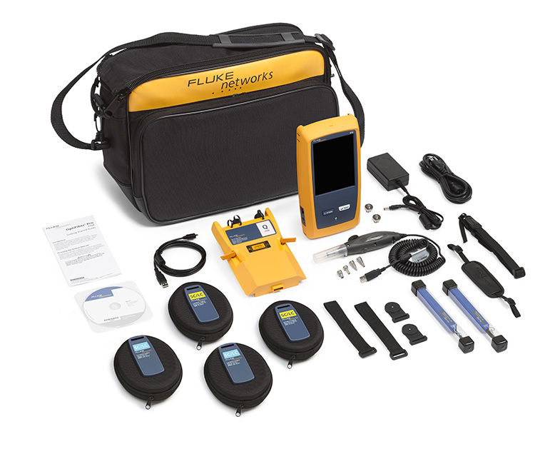 Fluke Networks OptiFiber Pro Quad OTDR with CertiFiber OLTS