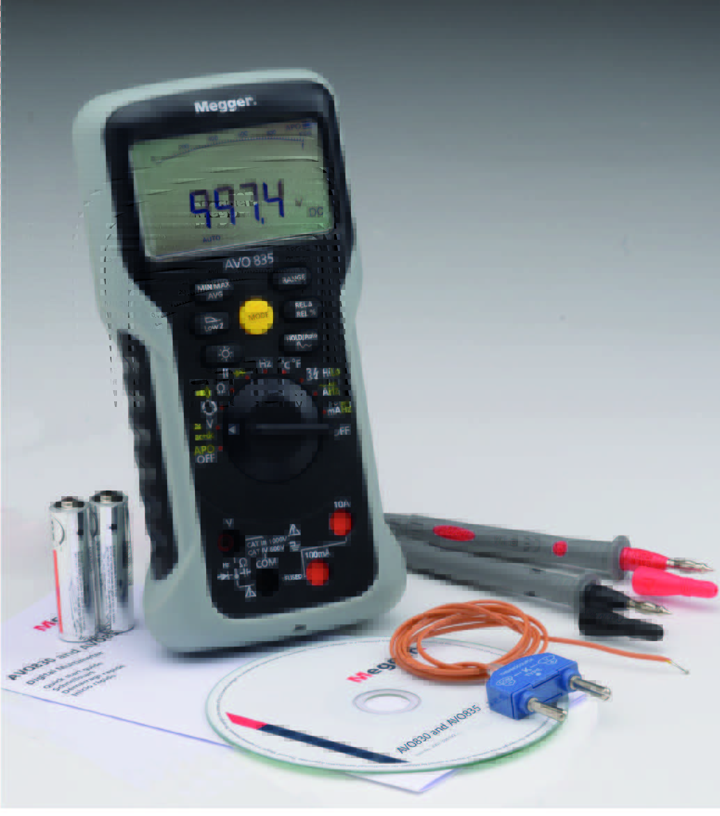 Megger AVO800 Series AVO830 & AVO835 - JM Test Systems