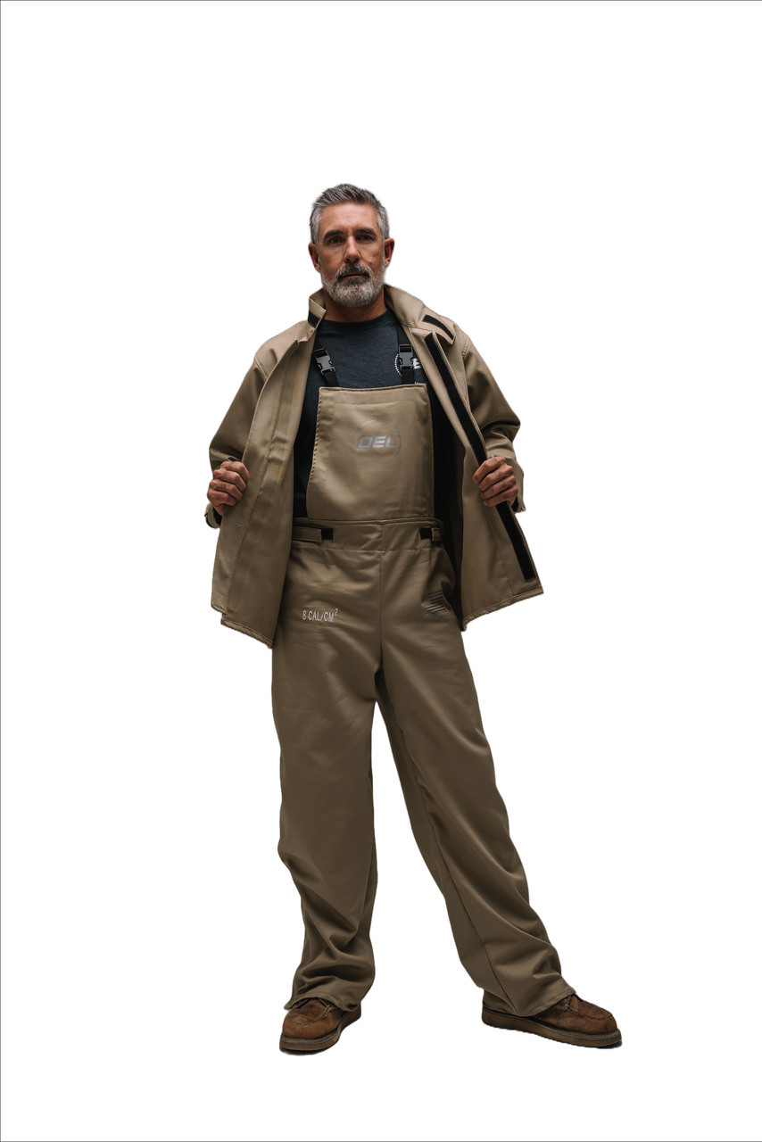 OEL 8 CAL ARC Flash Jacket Bib-Overall & Headgear Kit - JM Test Systems