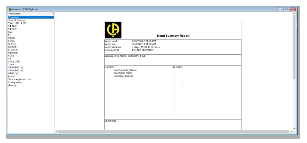 AEMC PEL-103: How to Download Data and Generate Simple Reports • JM ...