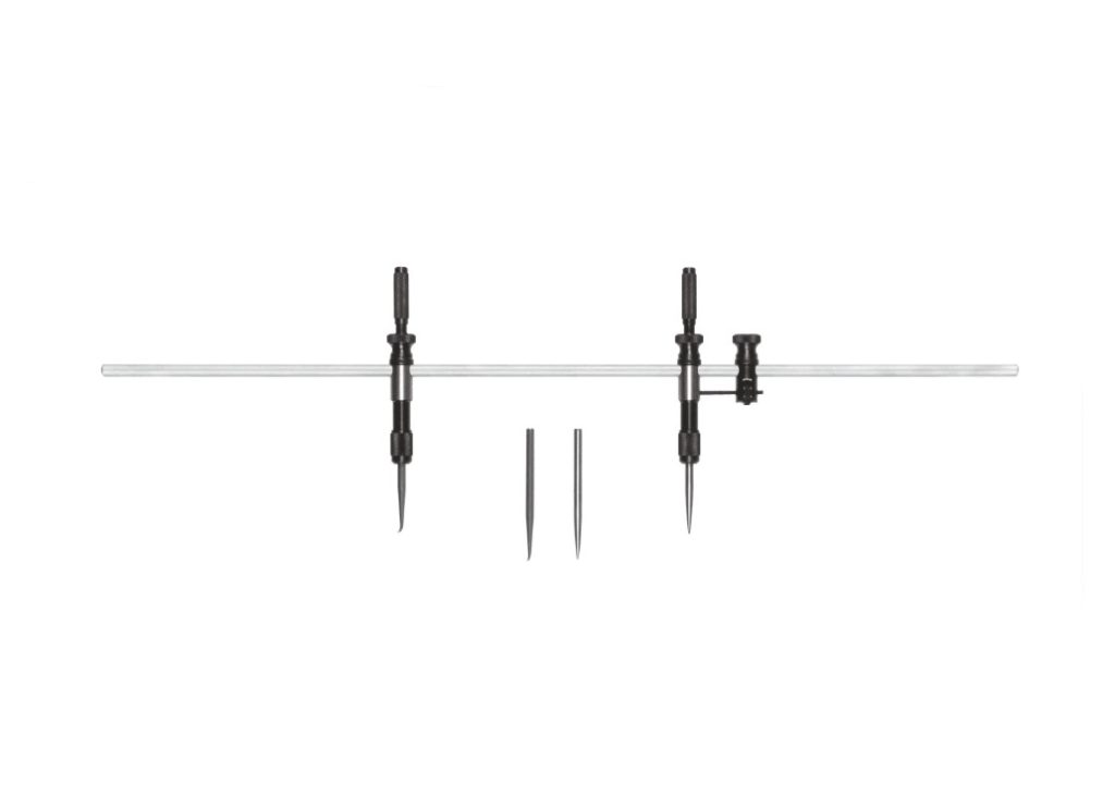 Starrett C251C 18'' Dividing Range Steel Beam Trammel and Attachments ...